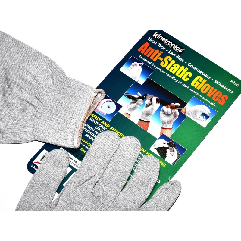 Kinetronics Rękawiczki antystatyczne ASG - rozmiar L