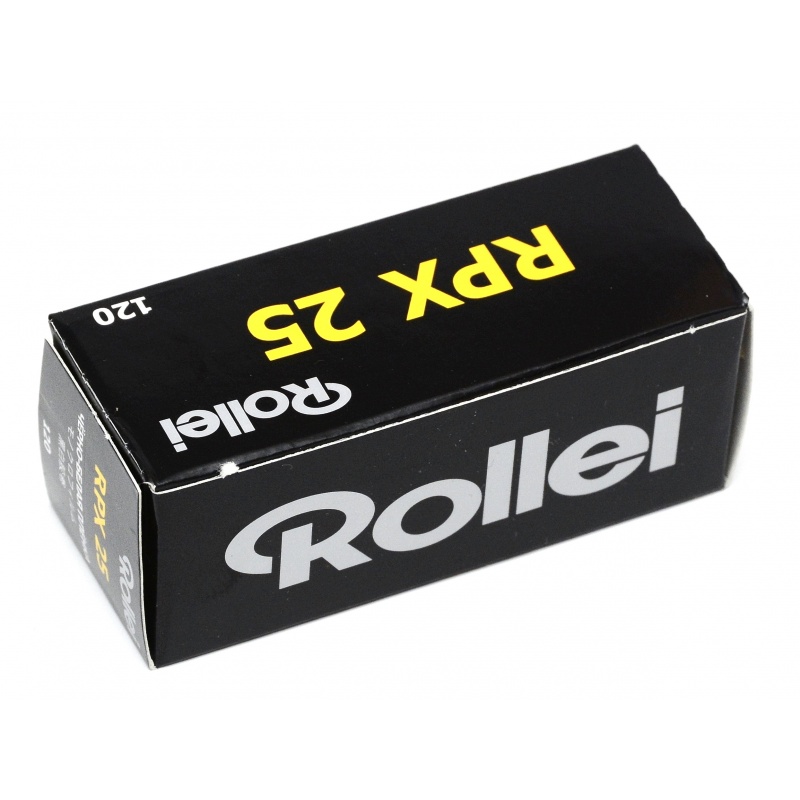 Rollei RPX 25/120 NEW film niskoczuły czarno biały BW